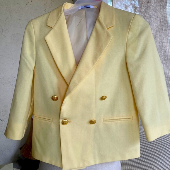 Class Club | Jackets & Coats | Class Club Yellow Blazer Jacket | Poshmark